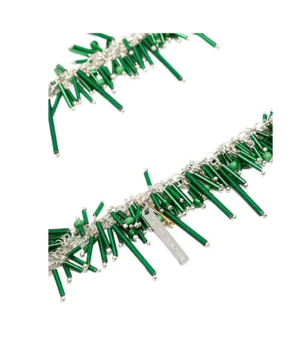 Dries Van Noten Beaded Necklace - Green