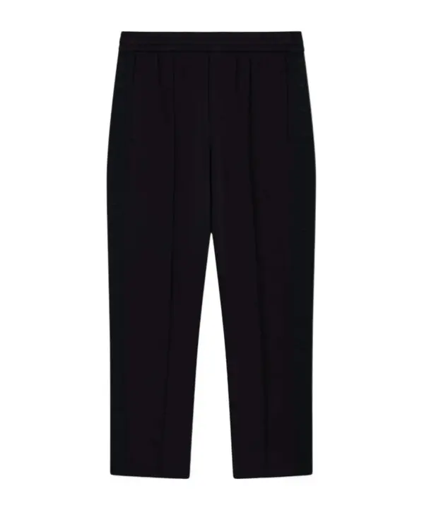 Emporio Armani Elasticated-waistband Track Pants - Blackbeauty