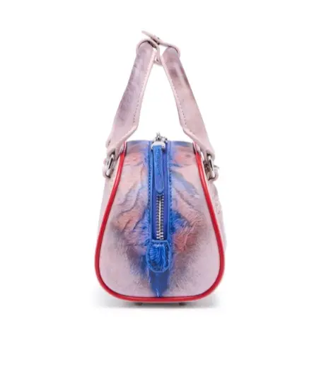 DIESEL® 1dr Dome Mini Crossbody Bag - Pink/blue