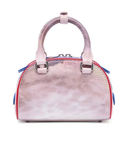 DIESEL® 1dr Dome Mini Crossbody Bag - Pink/blue