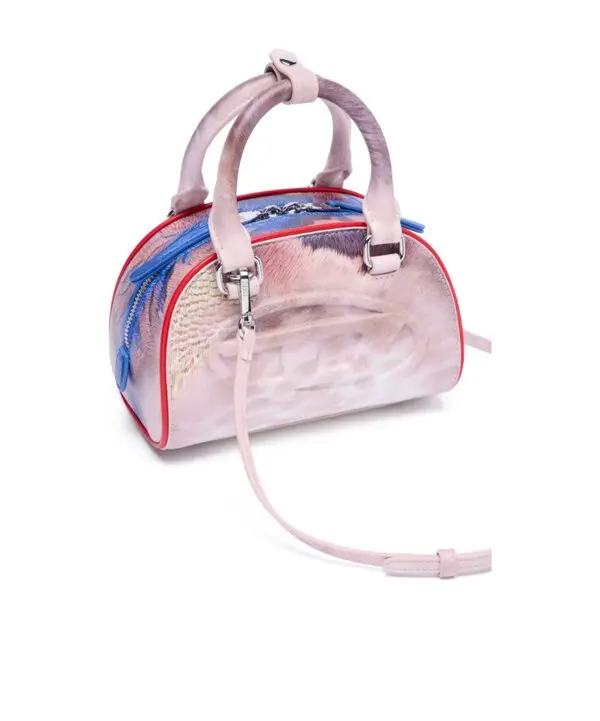 DIESEL® 1dr Dome Mini Crossbody Bag - Pink/blue