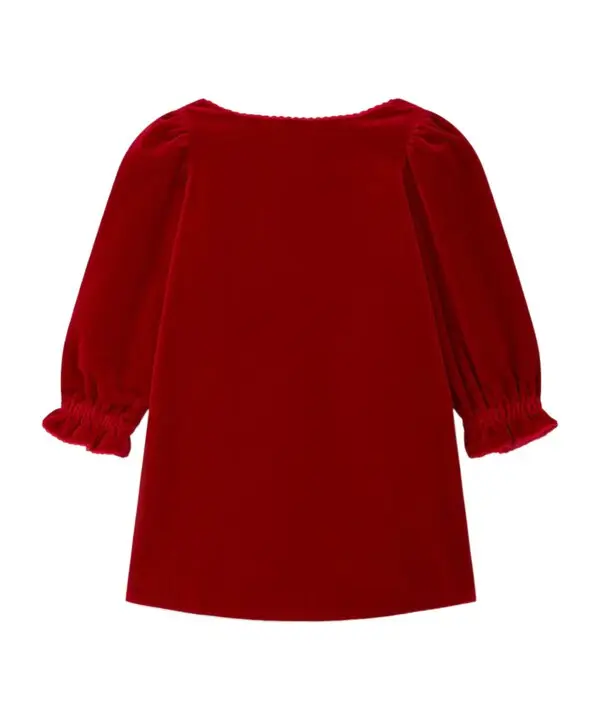 Bonpoint Ruffled Bow Dress