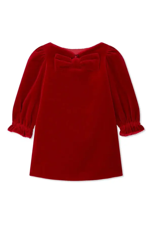 Bonpoint Ruffled Bow Dress