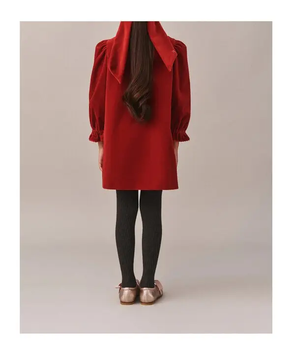 Bonpoint Ruffled Bow Dress