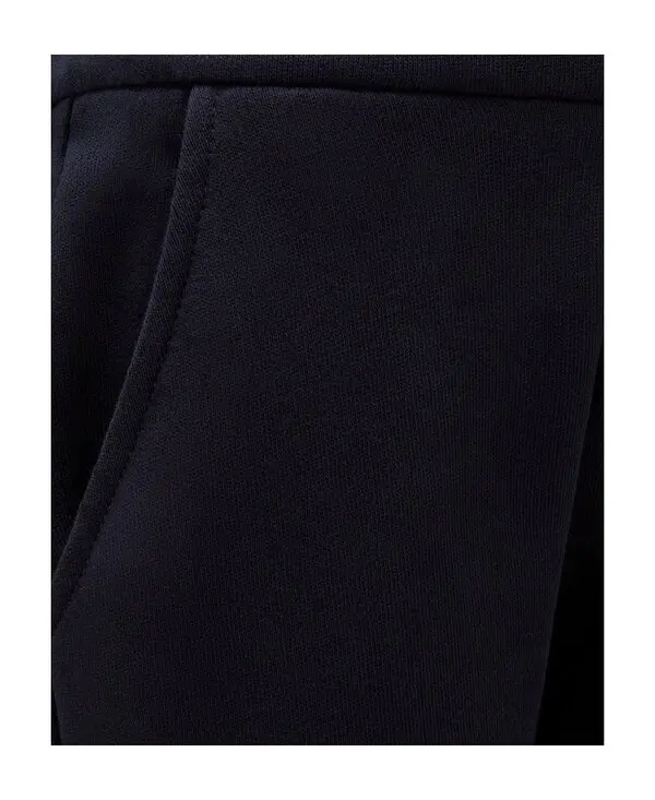 Moncler Logo Patch Cotton Wool Track Pants