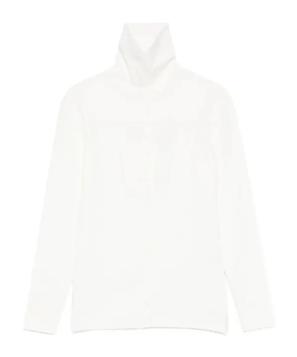 TOTEME High Neck Button-up Cardigan