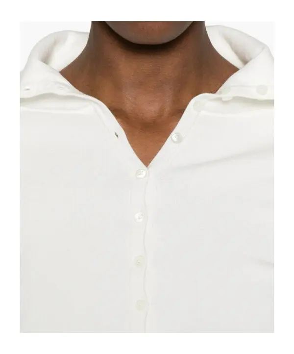 TOTEME High Neck Button-up Cardigan