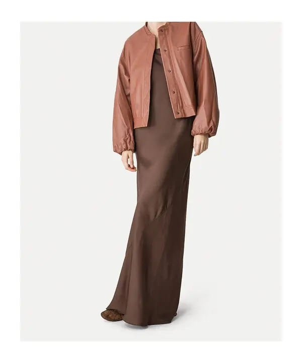 FORTE_FORTE Strapless Midi Dress - Chocolate-colored