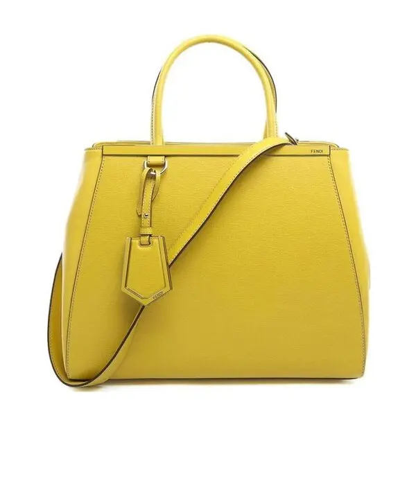 Fendi Top Handle Handbag - Yellow