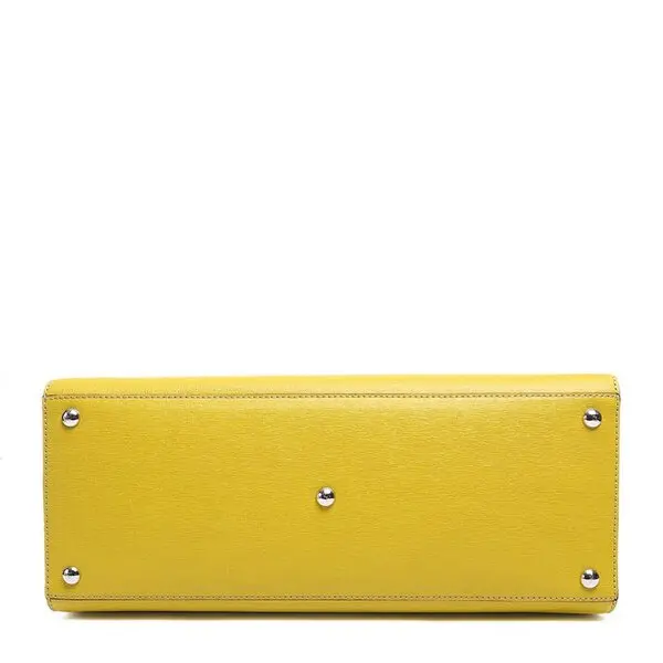 Fendi Top Handle Handbag - Yellow