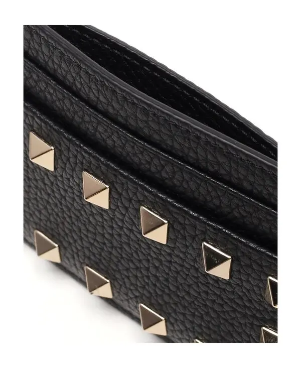Valentino Garavani Studded Card Holder Wallet