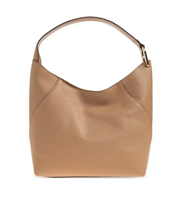 Furla Lara Medium Shoulder Bag - Nude