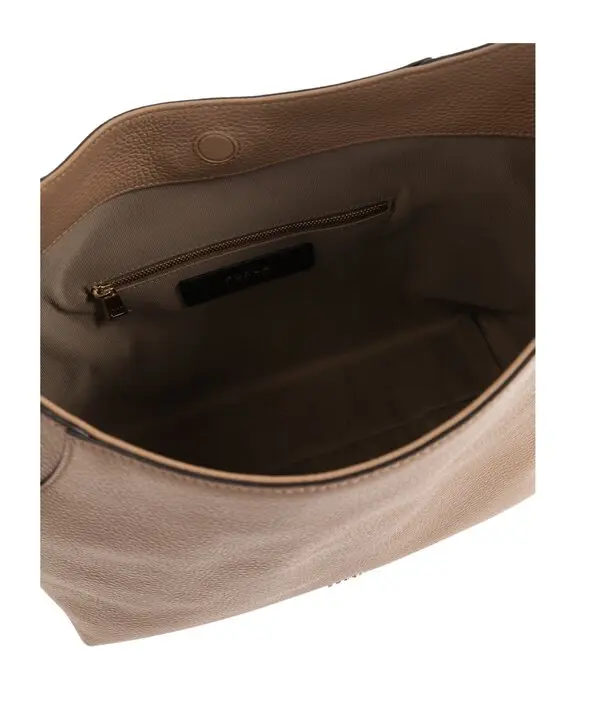 Furla Lara Medium Shoulder Bag - Nude