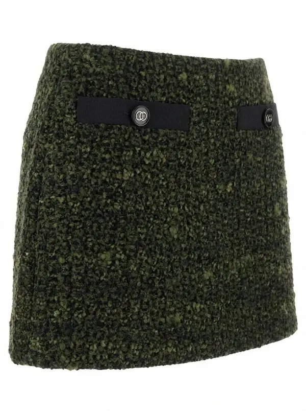 Gucci Boucle Mini Skirt