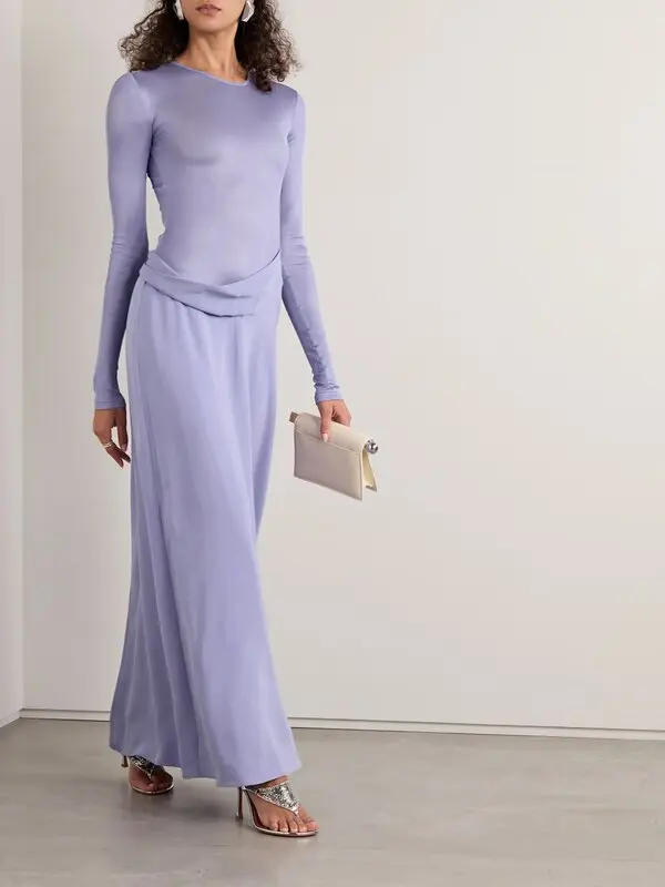 Christopher Esber Cowl Neck Maxi Dress