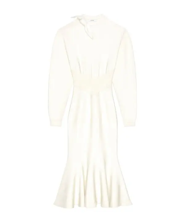 Givenchy Bow Detail Knitted Midi Dress