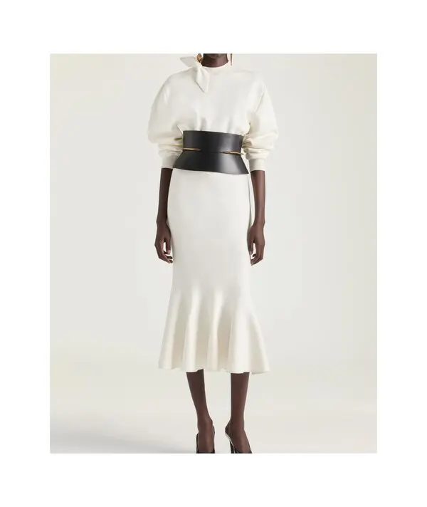 Givenchy Bow Detail Knitted Midi Dress