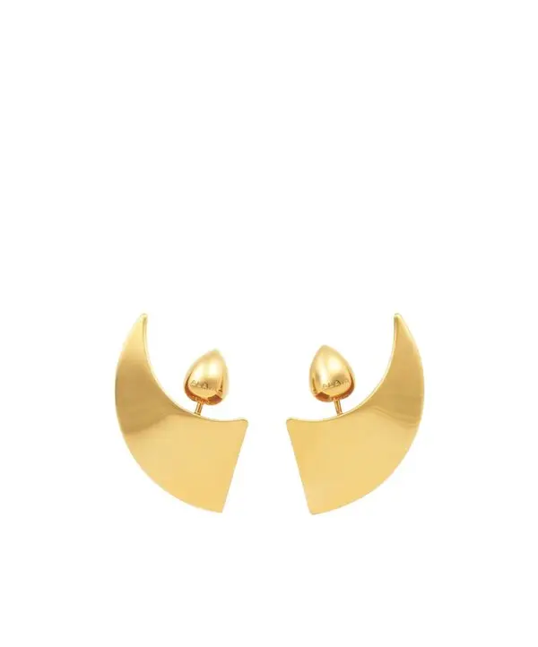 Alaïa Bijoux Sculptural Earrings - Golden