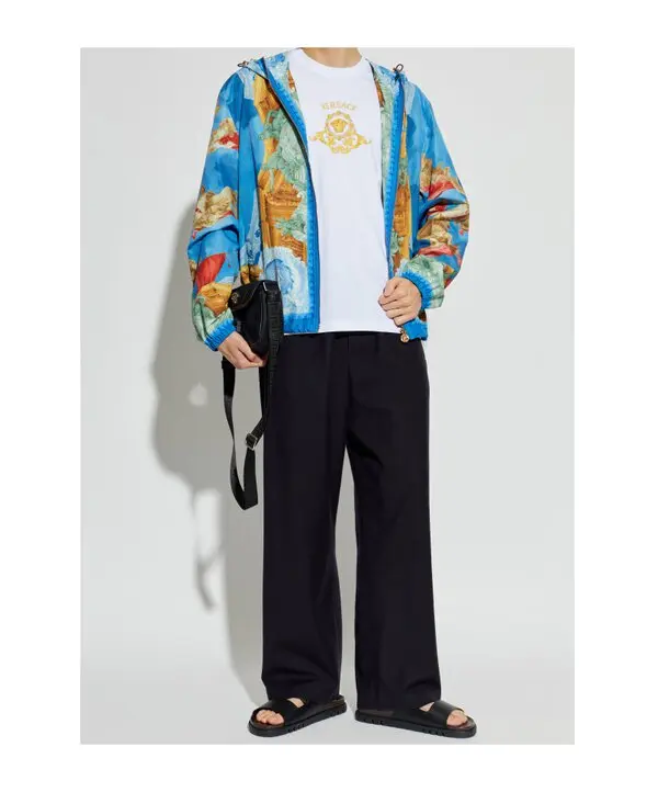 Versace Logo-printed Crewneck T-shirt