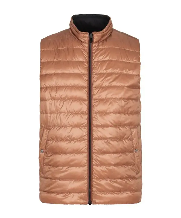 Herno Zip-up Quilted Reversible Gilet - Pink