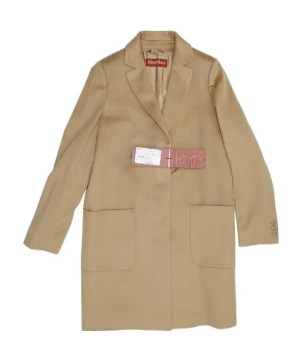 Max Mara Single-breasted Mid-length Coat - Nude