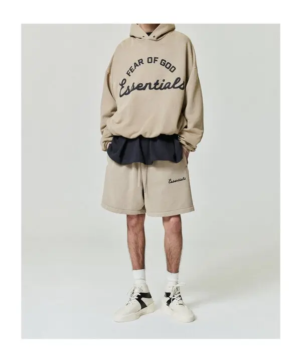 Fear Of God Logo Drawstring Shorts - Nude