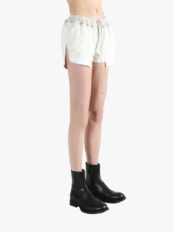 Rick Owens Fog Drawstring Shorts - White