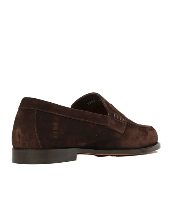 DOUCAL'S Classic Penny Loafers - Black