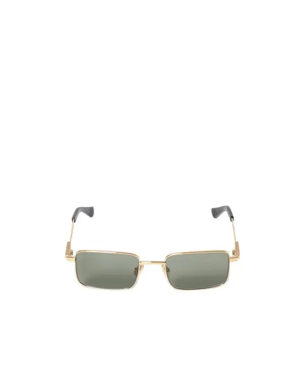 Bottega Veneta Classic Rectangular Sunglasses - Green
