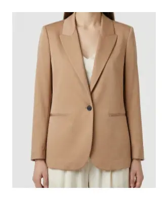 FORTE_FORTE Patch-pocket Blazer - Nude