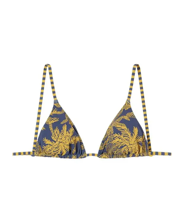 ERES Hamac Triangle Bikini Top With Voyage Print - Multicolor