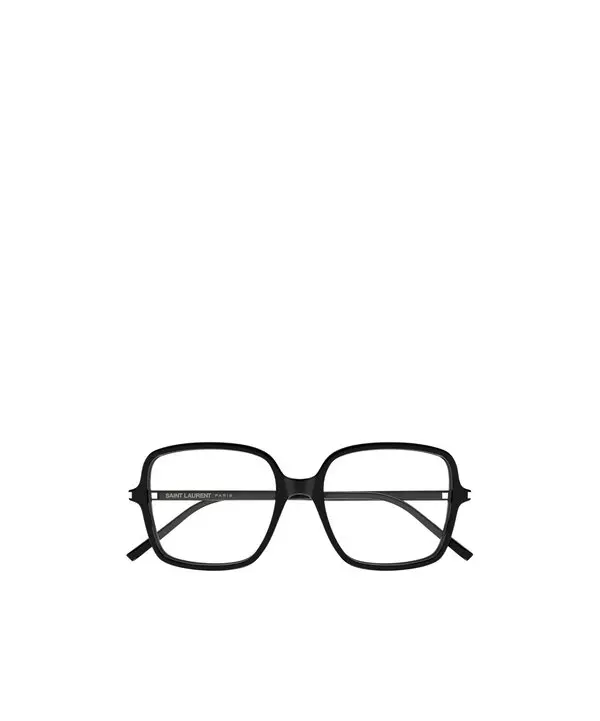 Saint Laurent Square Frame Eyeglasses - Black