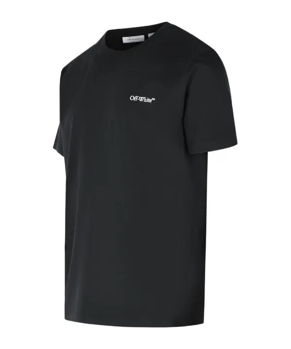 Off-White Logo Printed Crewneck T-shirt - Black