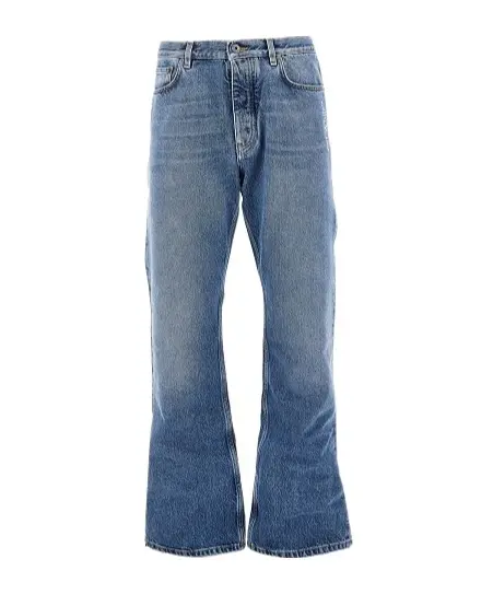 Off-White Cotton Slim-fit Jeans