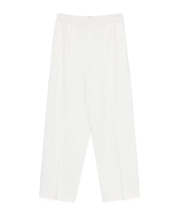 Fabiana Filippi Embellished Straight-leg Trousers - White