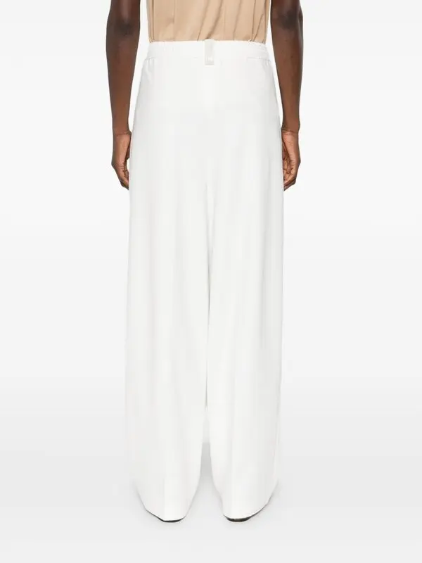 Fabiana Filippi Embellished Straight-leg Trousers - White