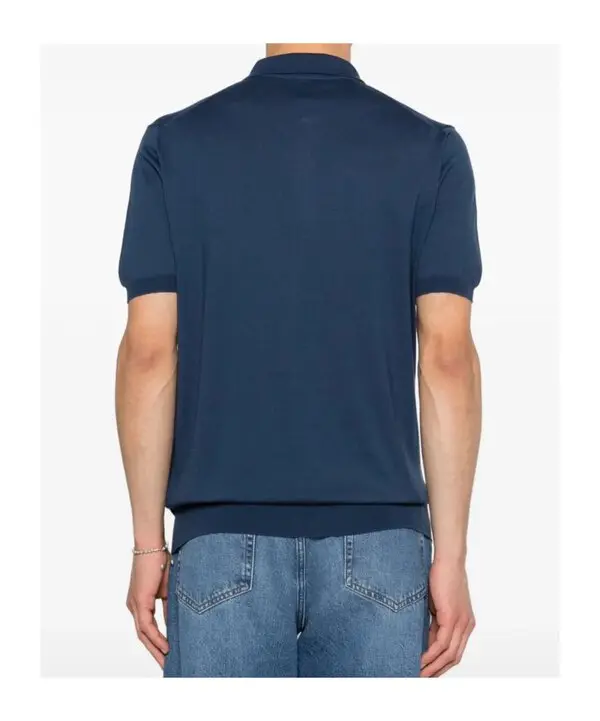 Kiton Short-sleeved Zip-up Polo Shirt
