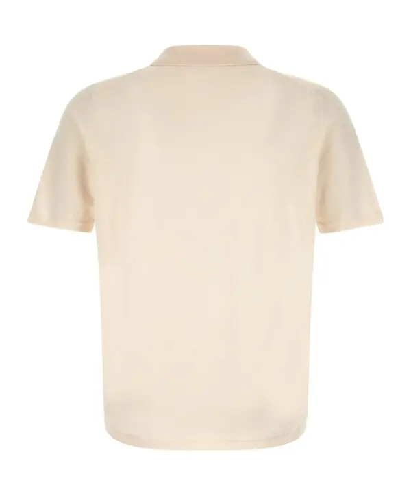 ROBERTO COLLINA Short-sleeve Knitted Shirt - Nude
