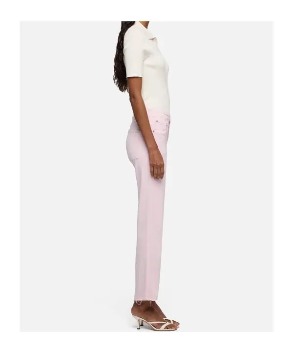 7 For All Mankind Calie Straight Ankle Jeans - Rosy