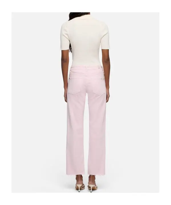 7 For All Mankind Calie Straight Ankle Jeans - Rosy