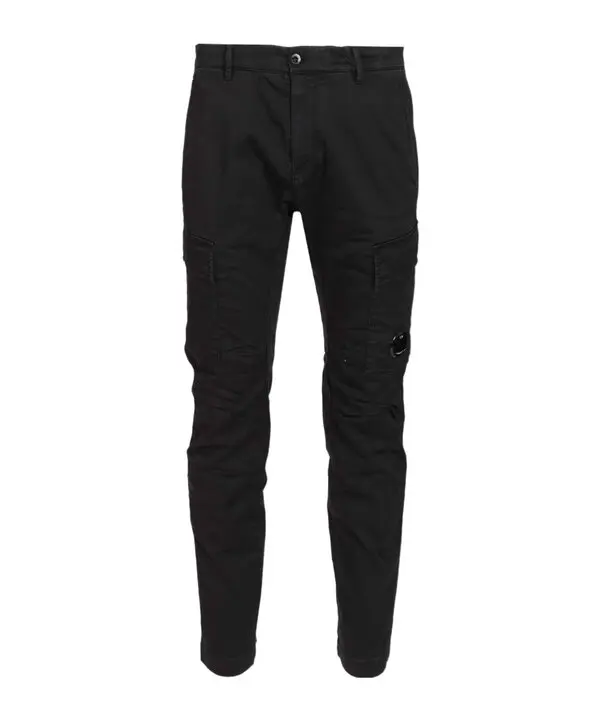 C.P. COMPANY Stretch Sateen Regular Cargo Pants - Dark Grey