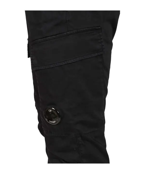 C.P. COMPANY Stretch Sateen Regular Cargo Pants - Dark Grey