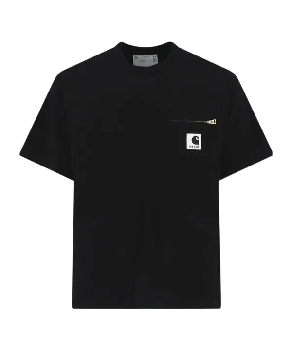 SACAI X CARHARTT WIP Jersey T-shirt - Black