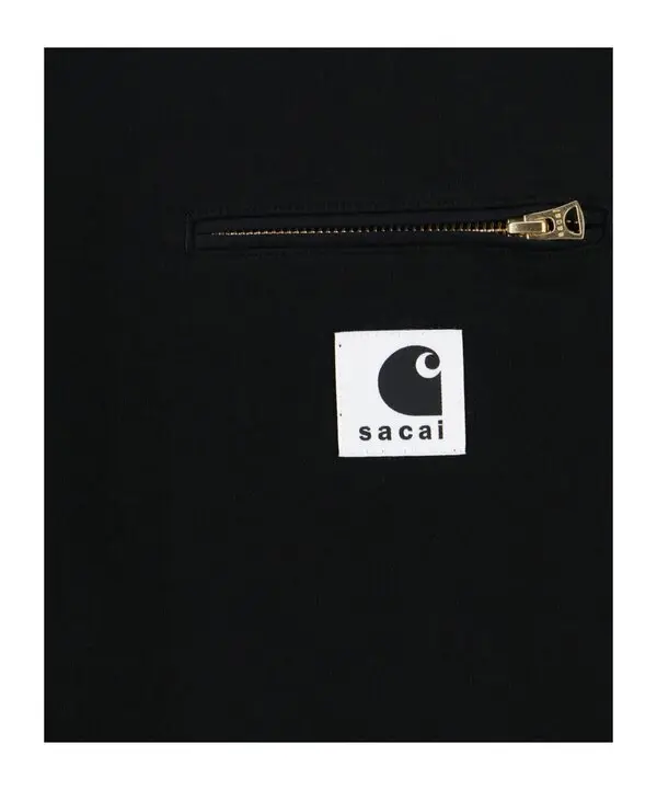 SACAI X CARHARTT WIP Jersey T-shirt - Black