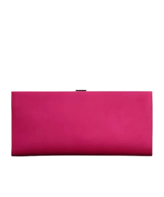 ROGER VIVIER Embellished Clutch Bag - Bordeaux