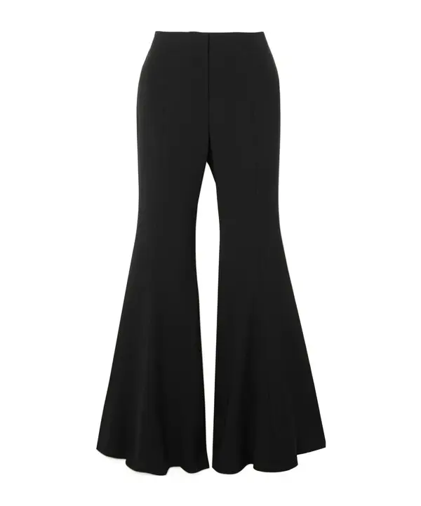 Proenza Schouler Stretch Crepe Flare Trousers