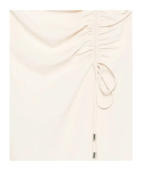 Patrizia Pepe Midi Skirt With Drawstring Detail