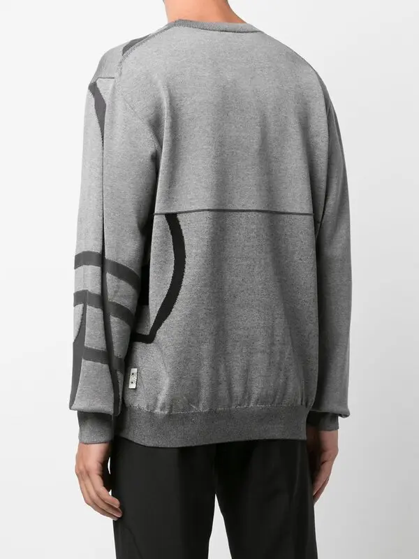 Kenzo Tiger Print Crew Neck Sweater - Black