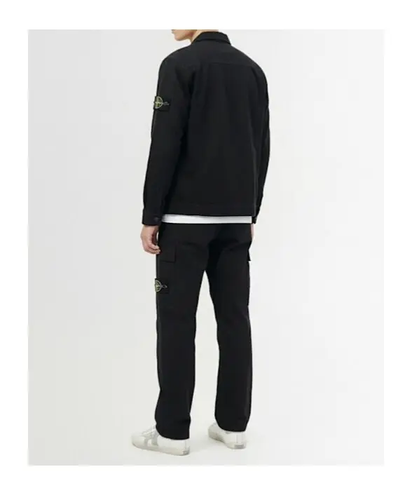 Stone Island Vintage Effect Cotton Shirt - Nude