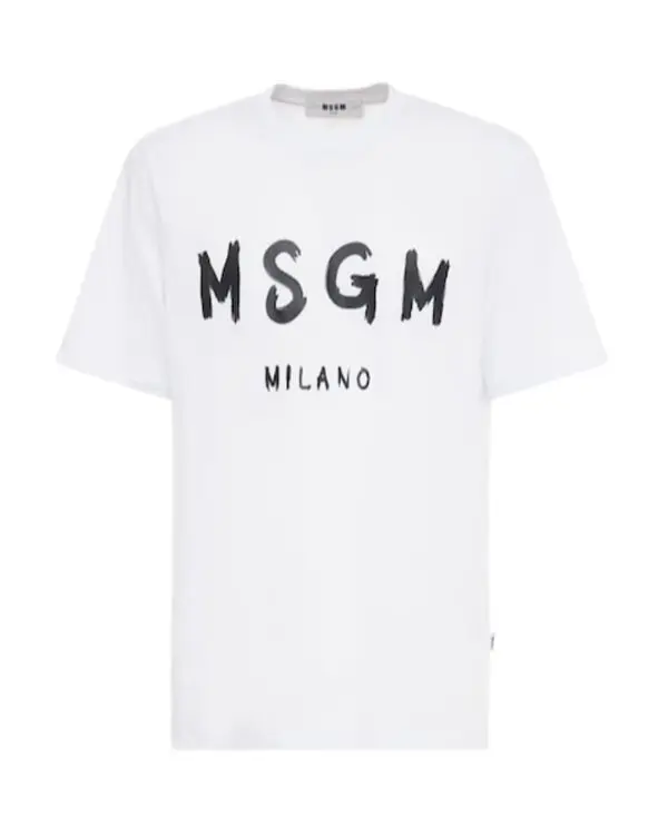 MSGM Logo Printed T-shirt
